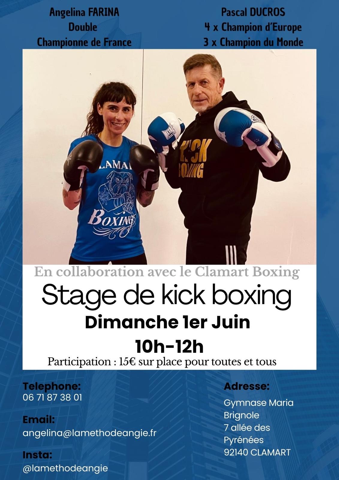 STAGES : kick-boxing, Boxe, MMA – CLAMART BOXING